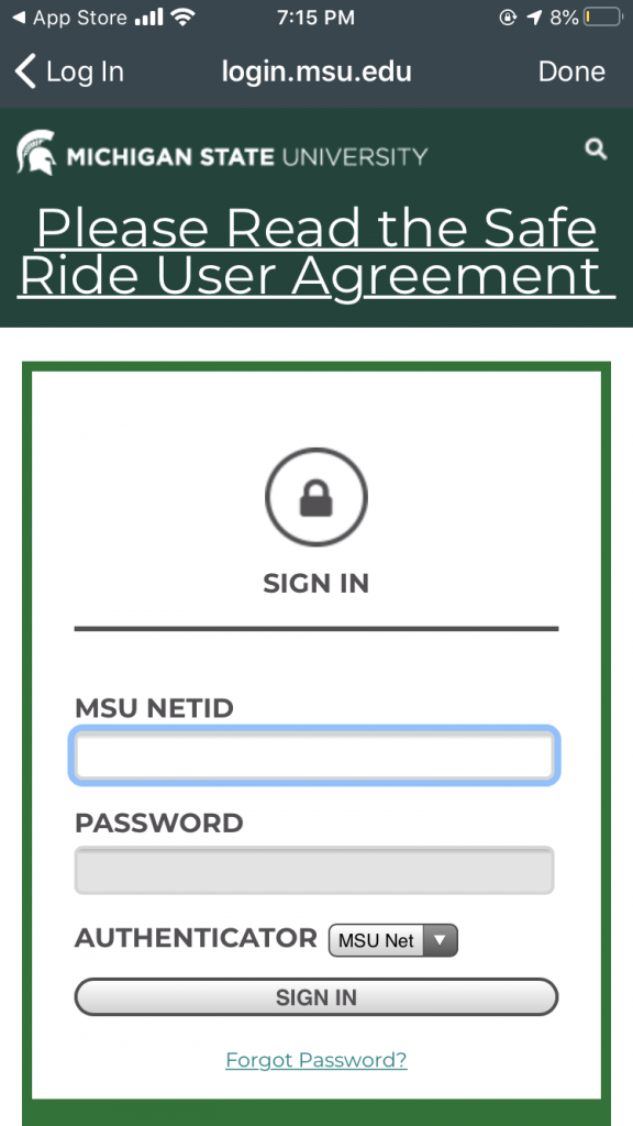 Safe Ride – ASMSU